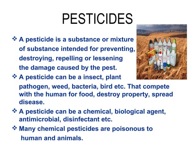 Pesticides | PPT