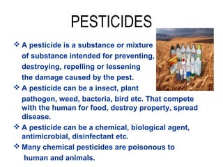 Chemical Pesticides Examples