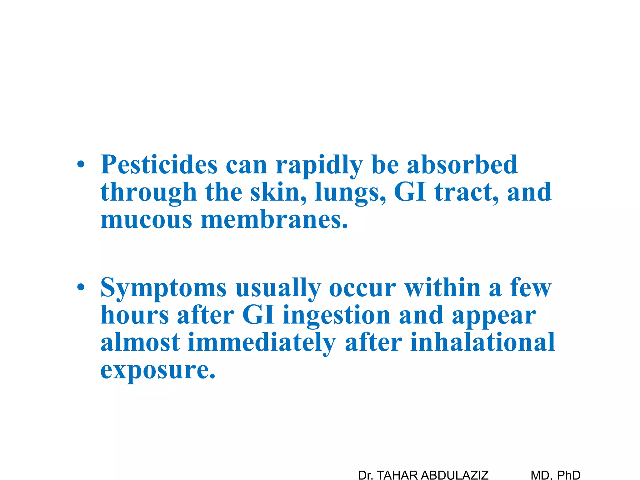 Toxicity of Pesticides | PDF