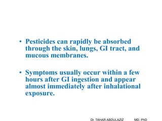 Toxicity of Pesticides | PDF
