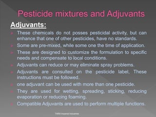 Pesticides And Formulations | PPTX