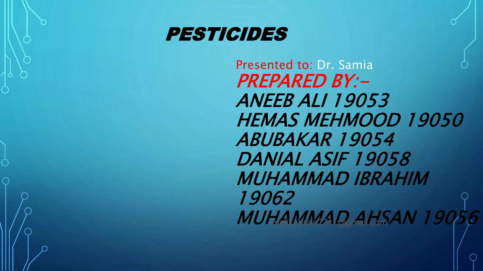 Pesticides | PPT