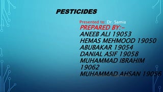 Pesticides | PPT