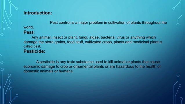 Pesticides | PPT