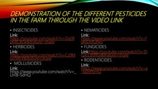 PESTICIDES (Lesson plan ) | PPTX