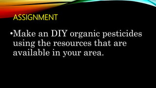 PESTICIDES (Lesson plan ) | PPTX