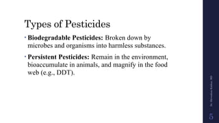 Occupational and Environmental Pesticides | PPTX