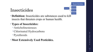Occupational and Environmental Pesticides | PPTX
