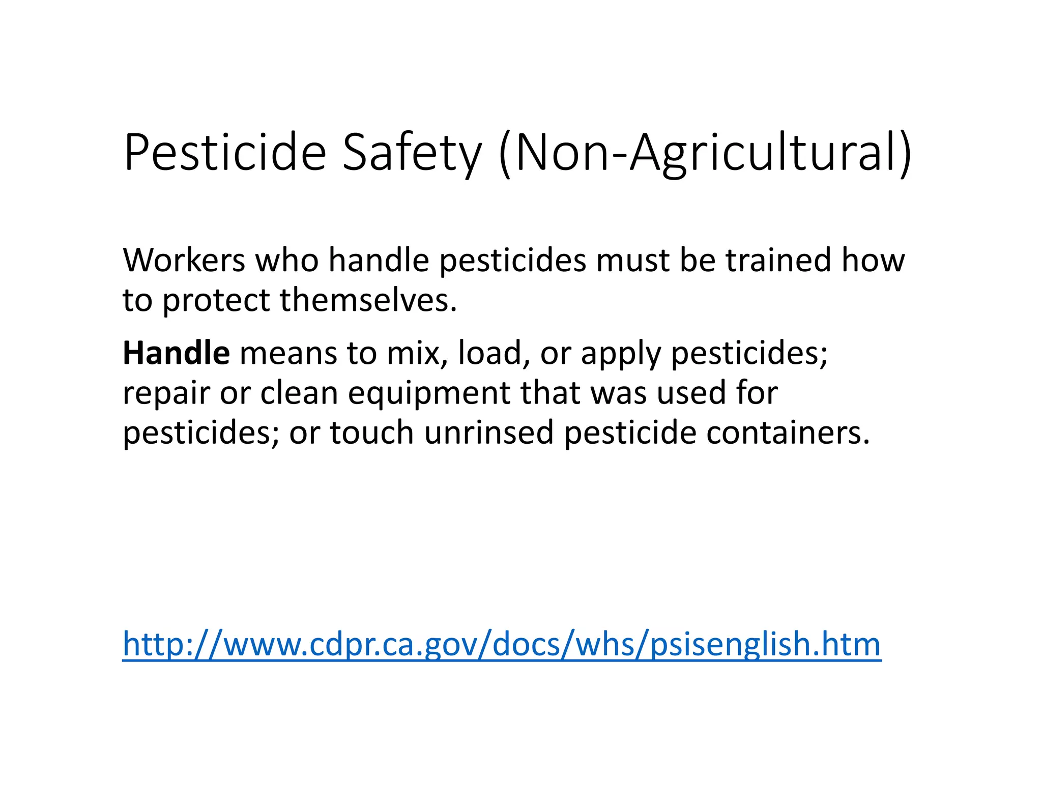 Pesticide Safety | PDF