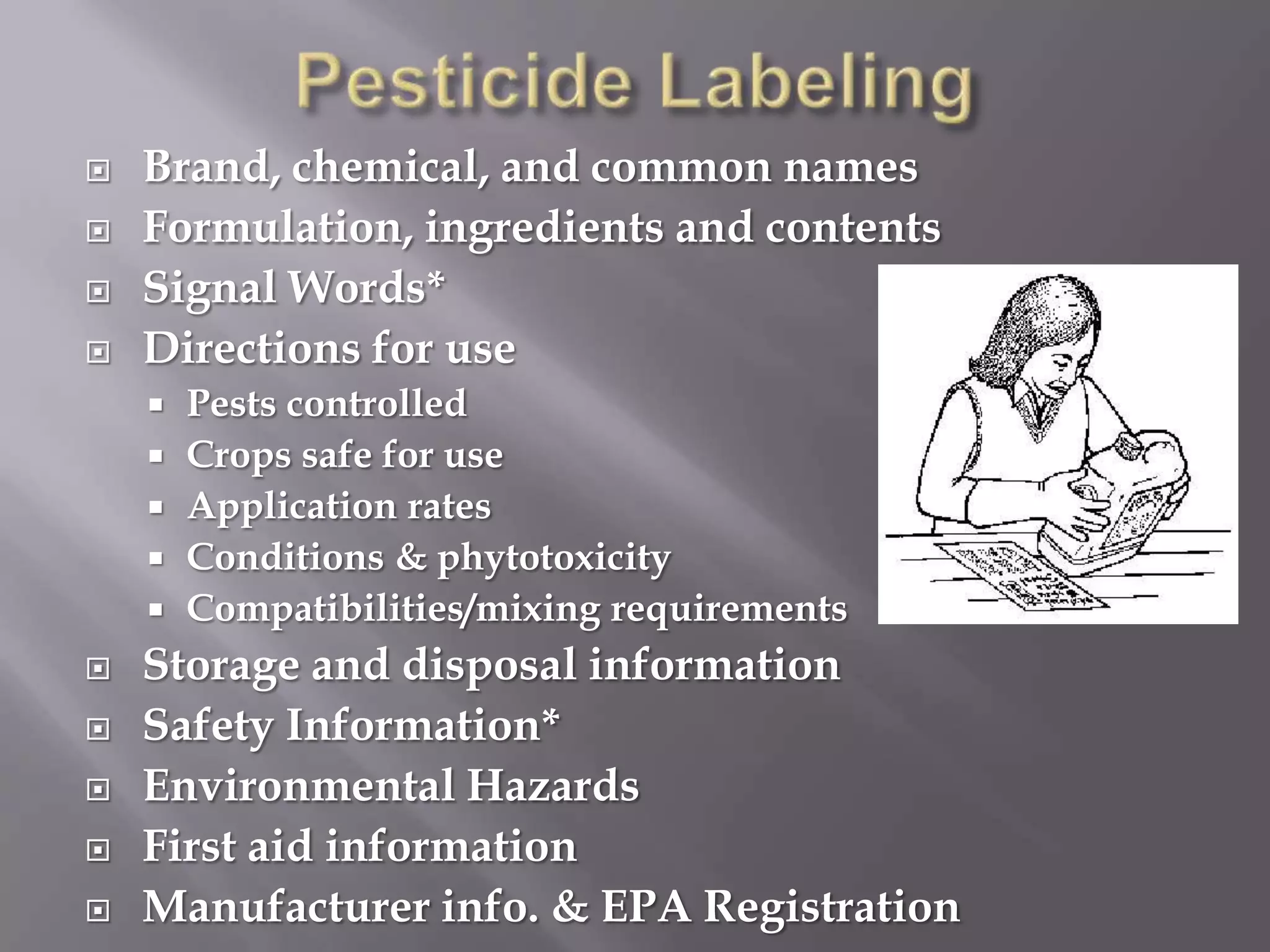 Pesticides: Safety, Handling, Application | PPTX