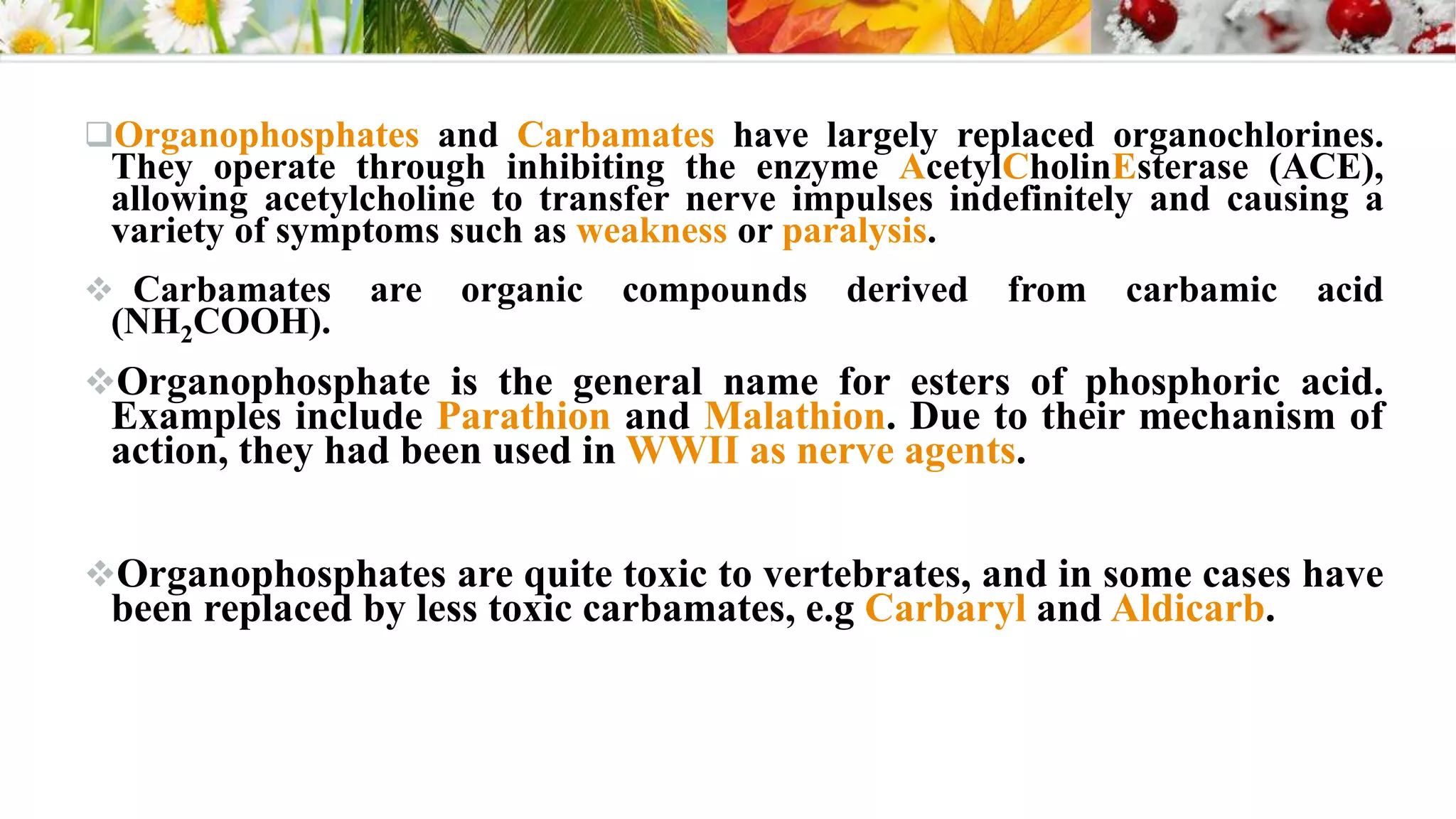 Pesticides and insecticides | PPTX