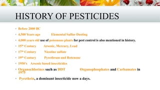Pesticides and insecticides | PPTX