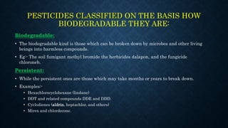 Pesticides AND THEIR USE | PPTX