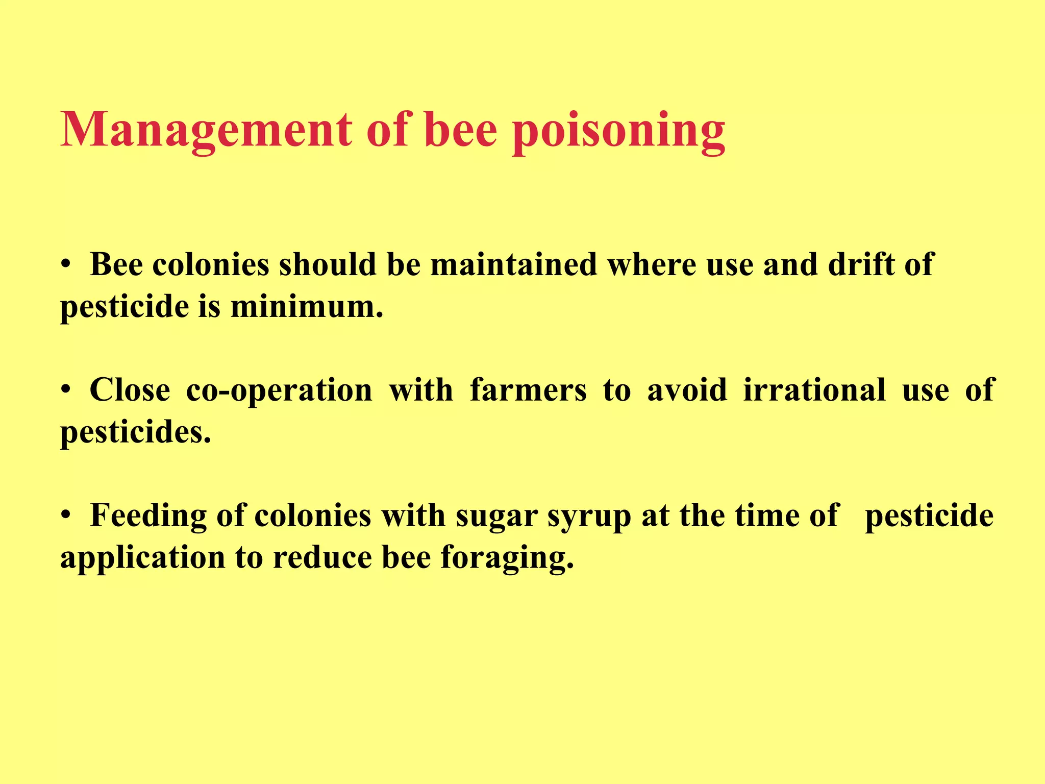 Pesticides a threat to honey bees | PPTX
