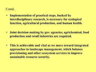 Pesticides a threat to honey bees | PPTX
