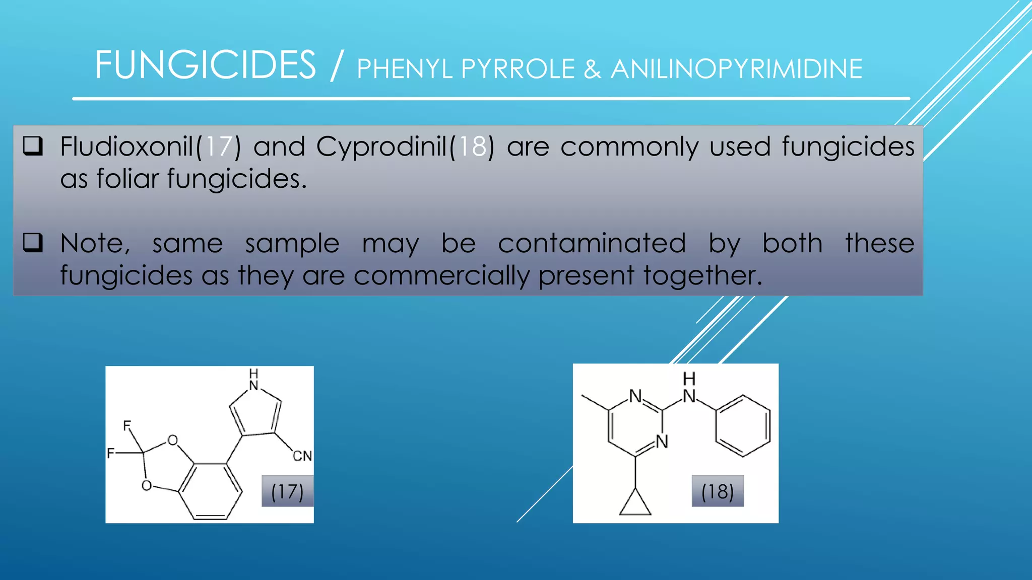 Pesticides classification and maximum residue limits in food.Renamed ...