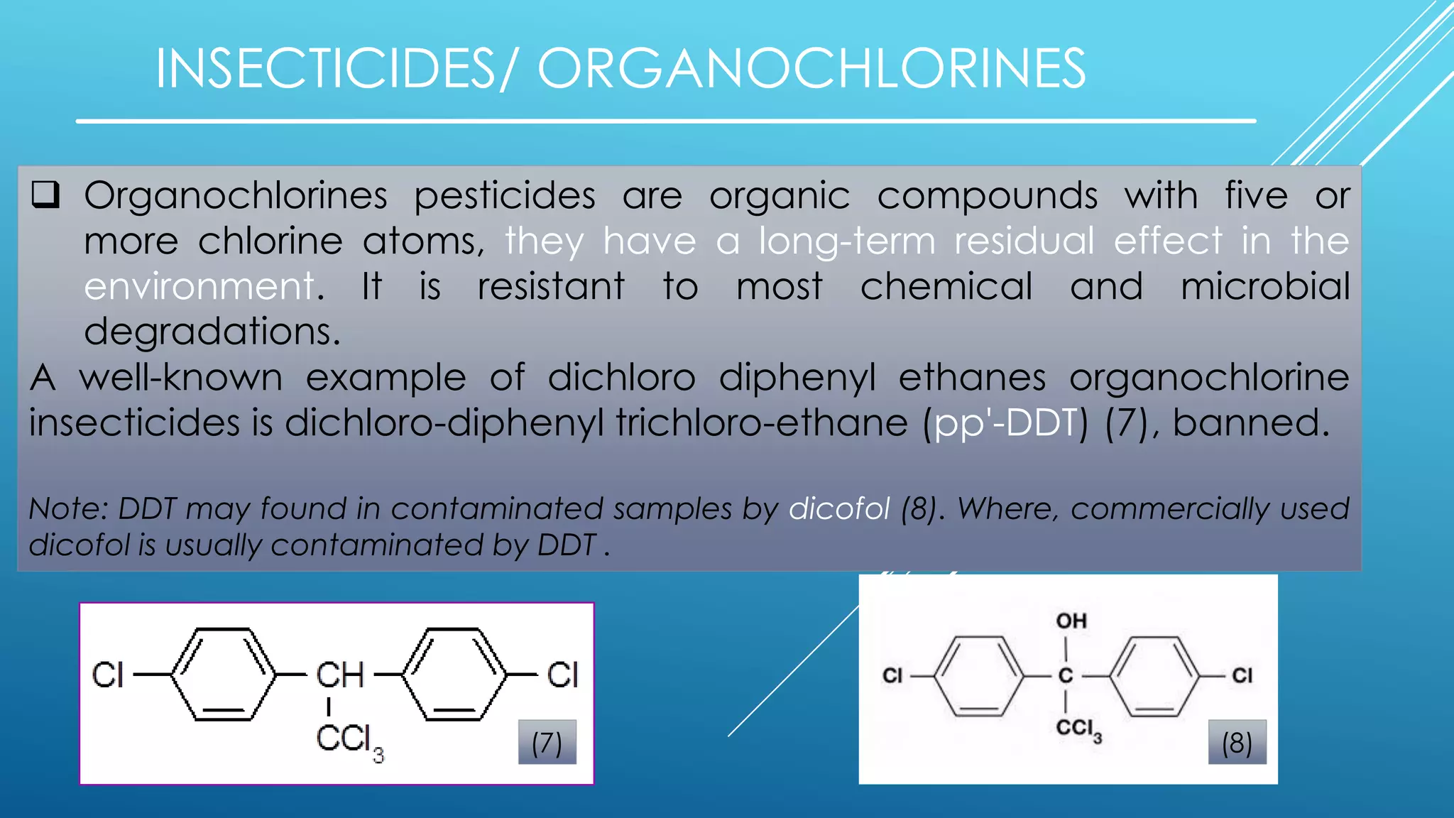 Pesticides classification and maximum residue limits in food.Renamed ...