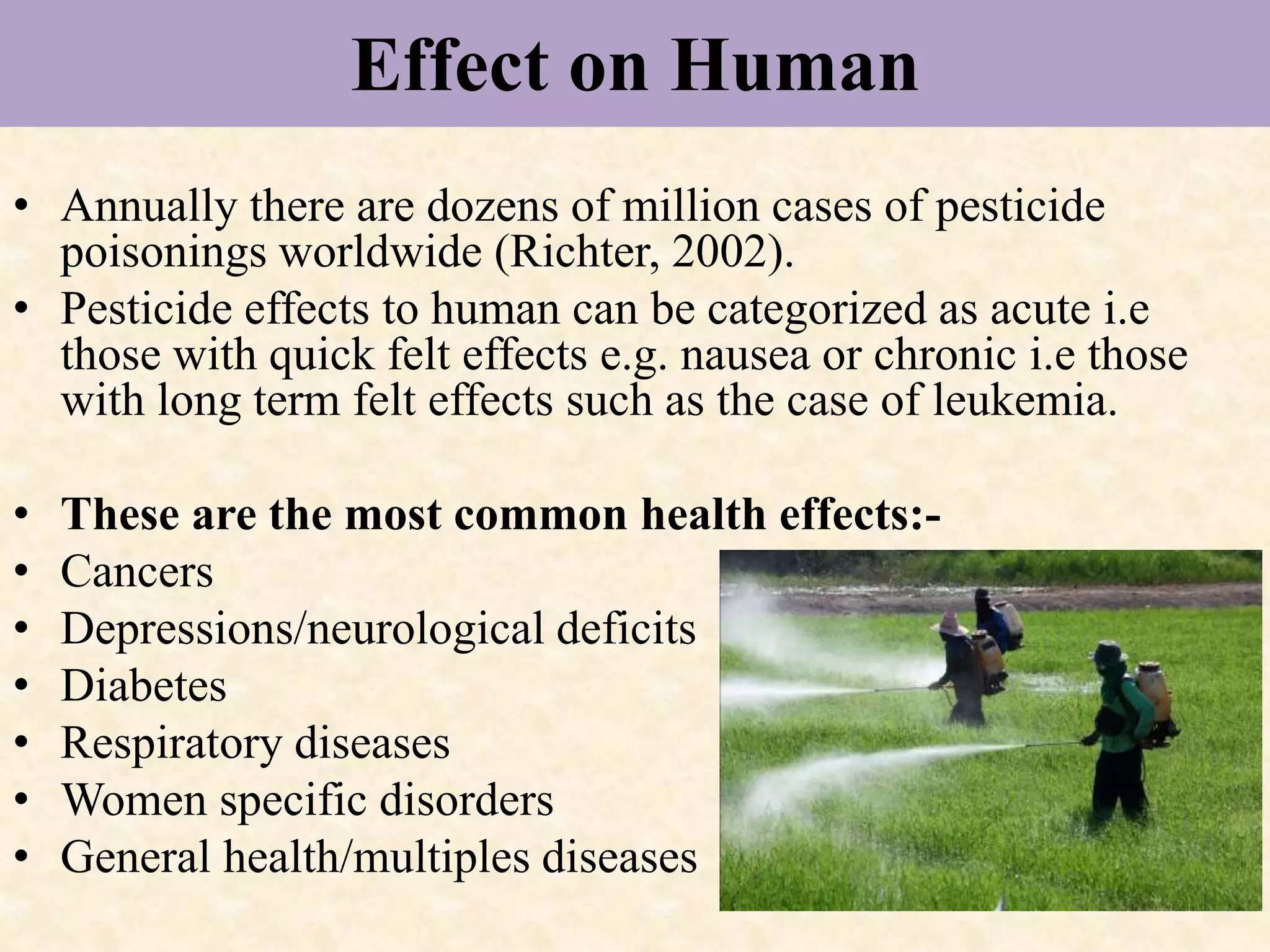 Pesticides use in agriculture: benefits, risks and safety | PPTX