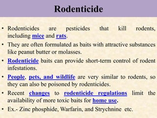 Pesticides use in agriculture: benefits, risks and safety | PPTX