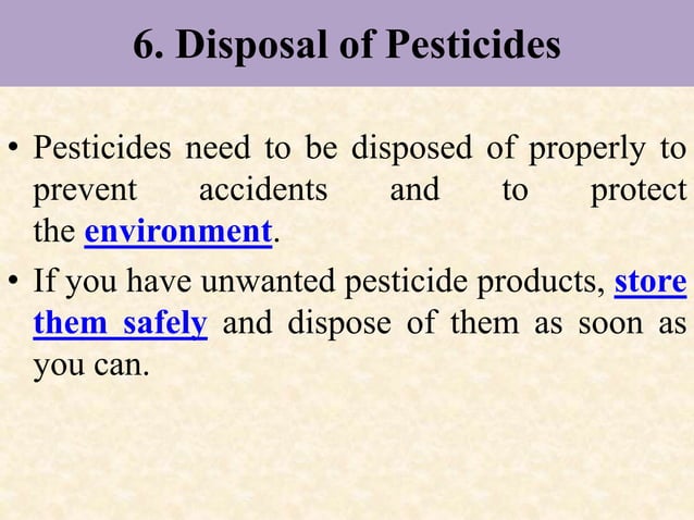 Pesticides use in agriculture: benefits, risks and safety | PPTX ...