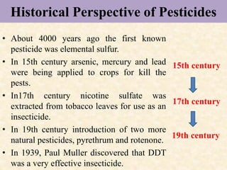 Pesticides use in agriculture: benefits, risks and safety | PPTX