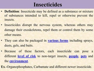 Pesticides use in agriculture: benefits, risks and safety | PPTX ...