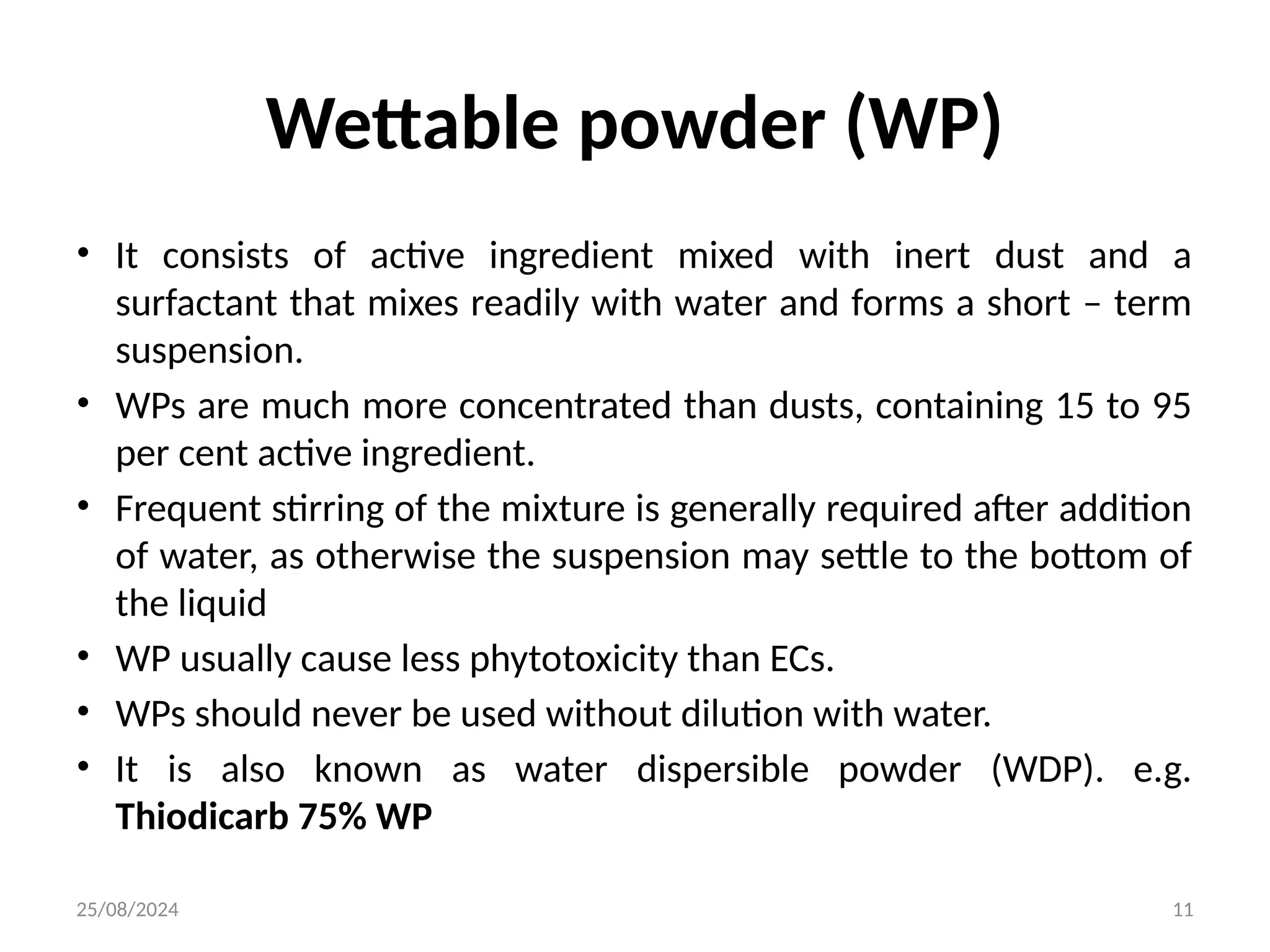 different types of Pesticides formulations | PPTX