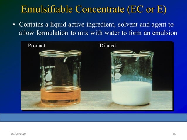 different types of Pesticides formulations | PPTX