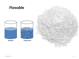 different types of Pesticides formulations | PPTX