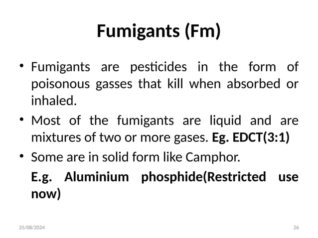 different types of Pesticides formulations | PPTX
