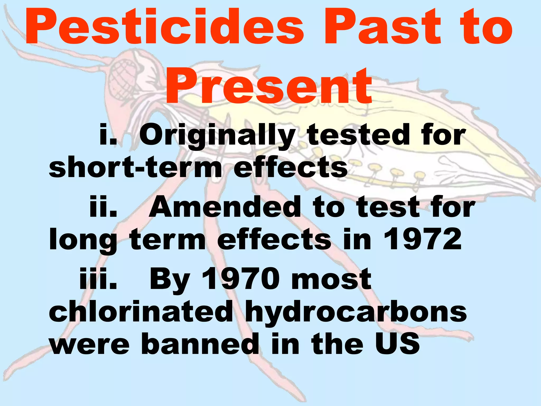 Pesticides history | PPT