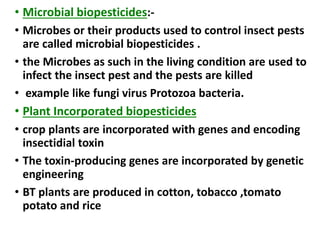 Pesticides,type nature and their effect on environment | PPTX
