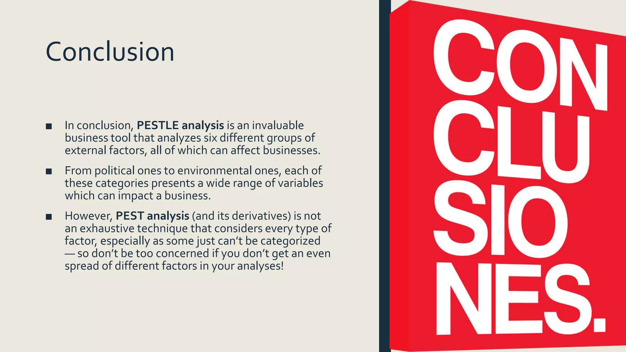 Pestle analysis | PPTX