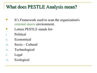 Pestle analysis for doing business in australia. it talks about ...