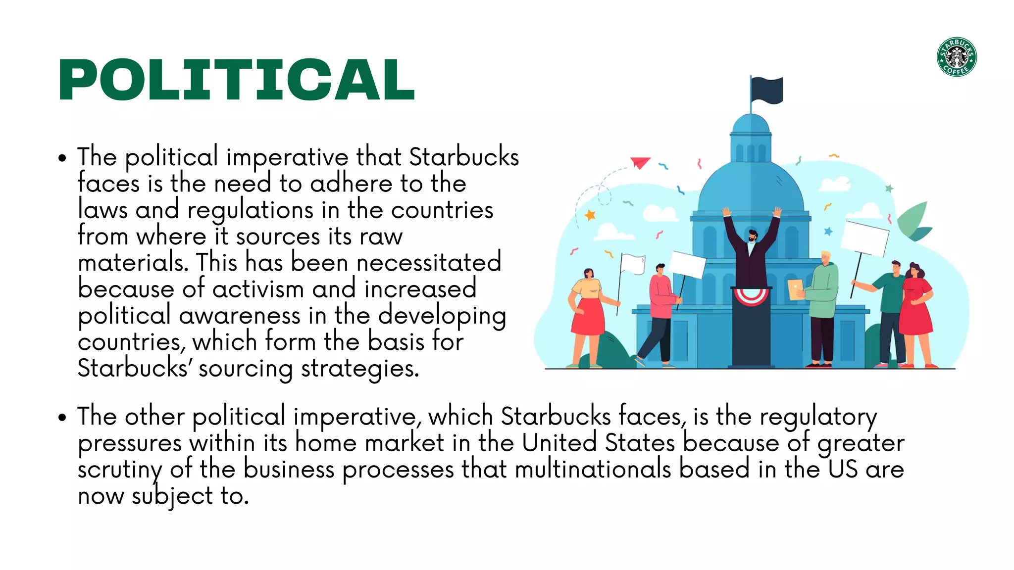 PESTLE Analysis for Starbucks - By Jimit Patel | PDF