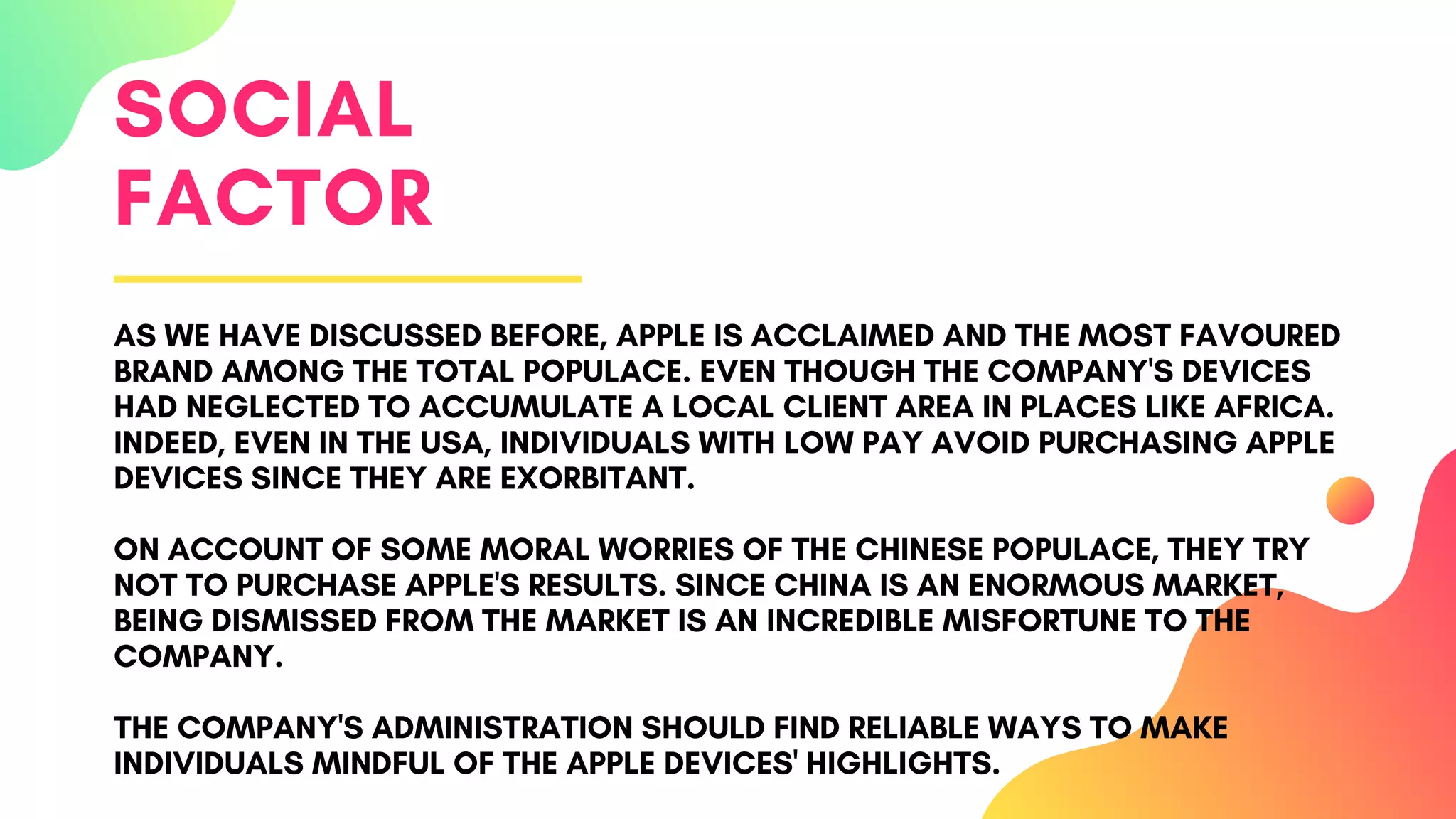 Pestle analysis of apple company | PDF