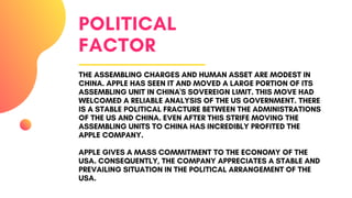Pestle analysis of apple company | PDF