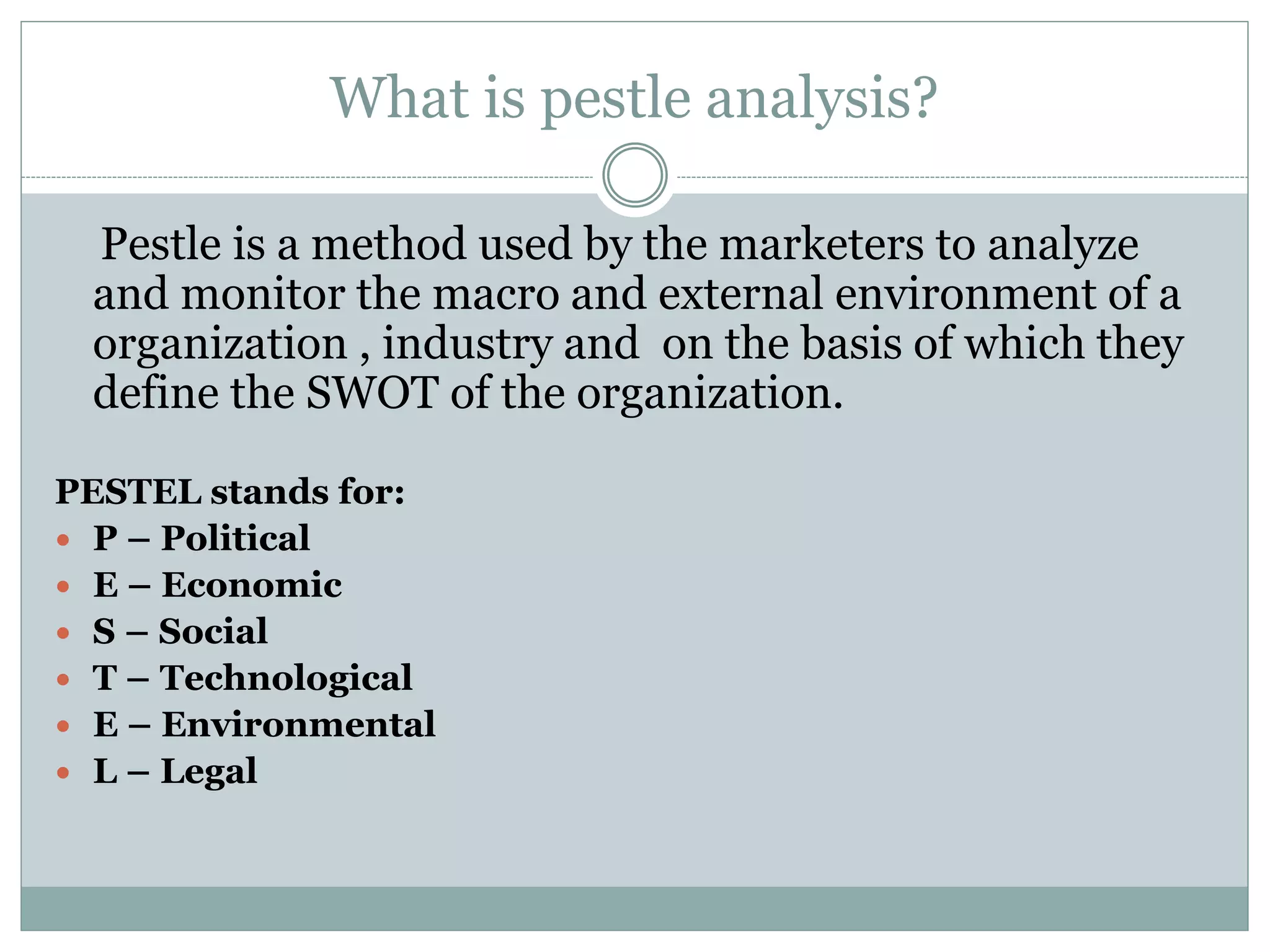 Pestle analysis, BCG matrix, And Porter's five forces analysis of ITD ...