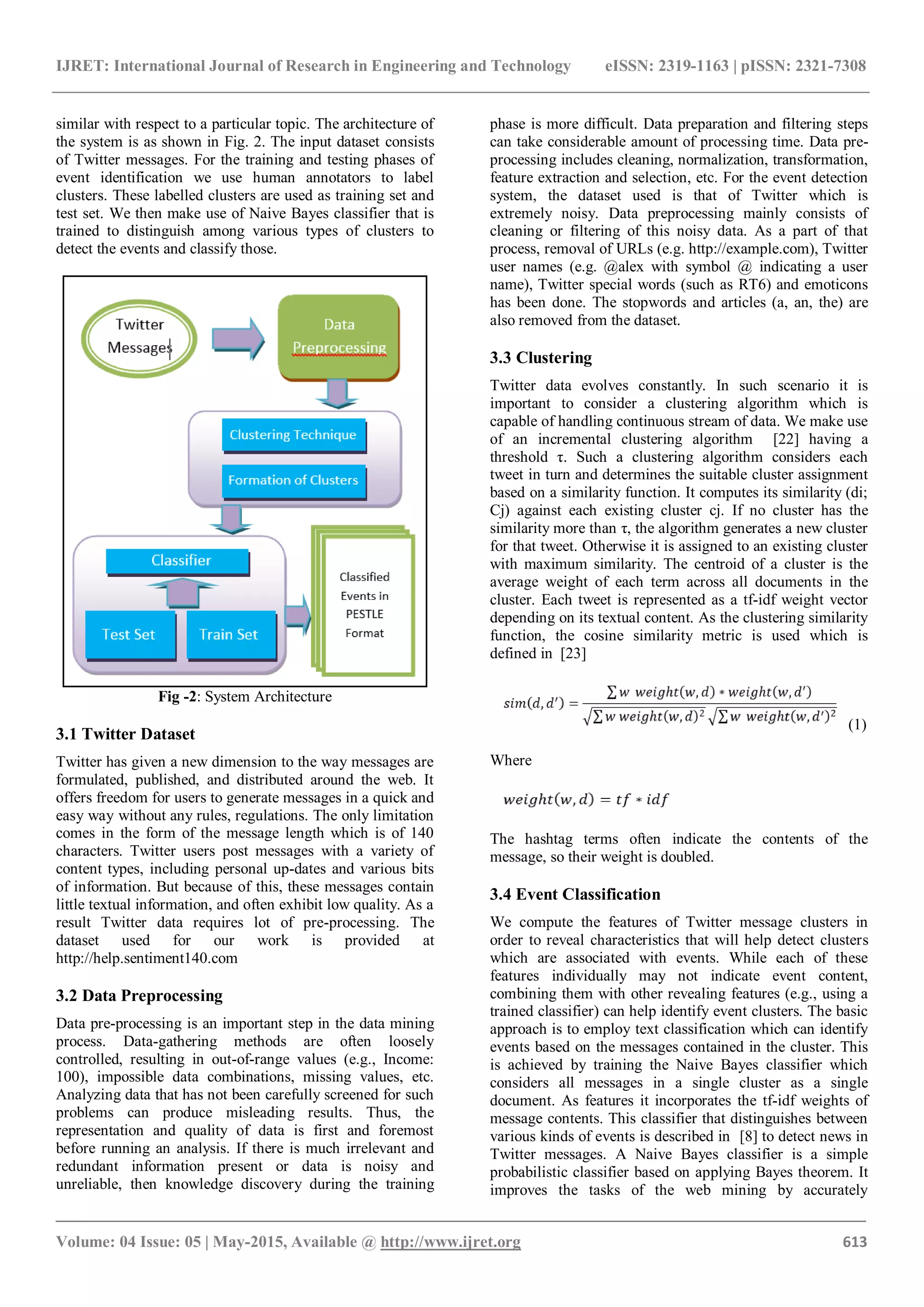 Pestle based event detection and classification | PDF