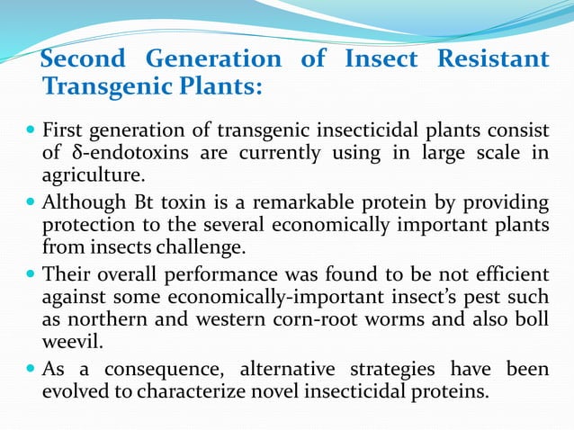 Insect Pest resistance - A Biotechnology Approach | PPTX | Gardening | Home & Garden
