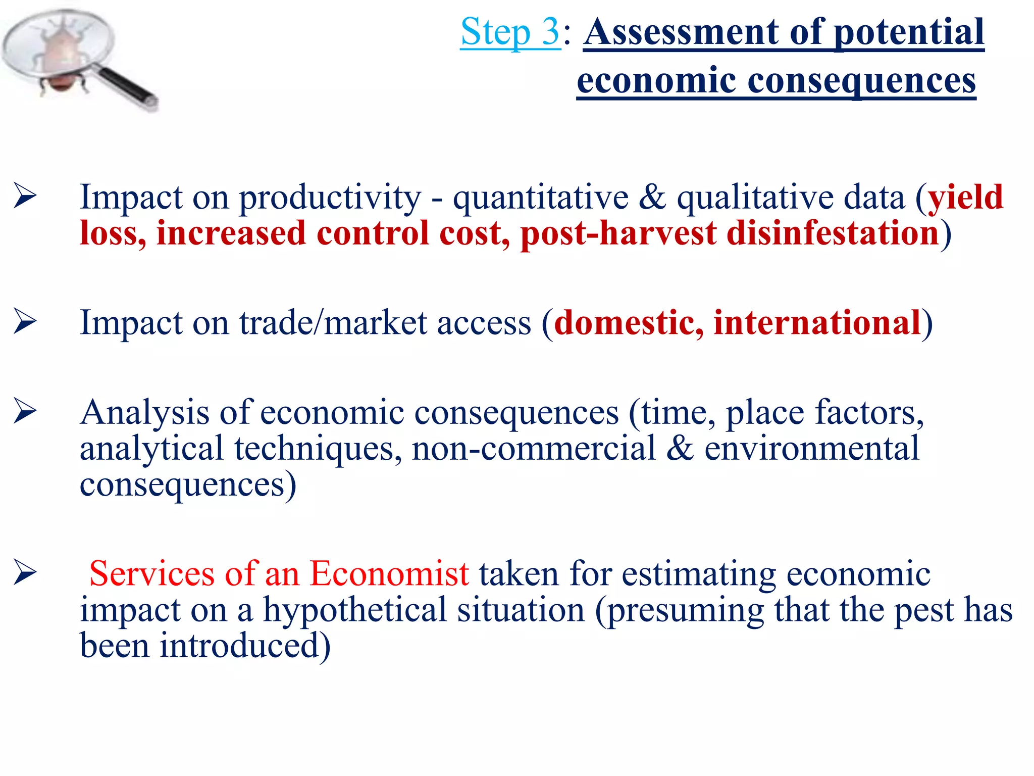 Pest risk analysis | PPTX