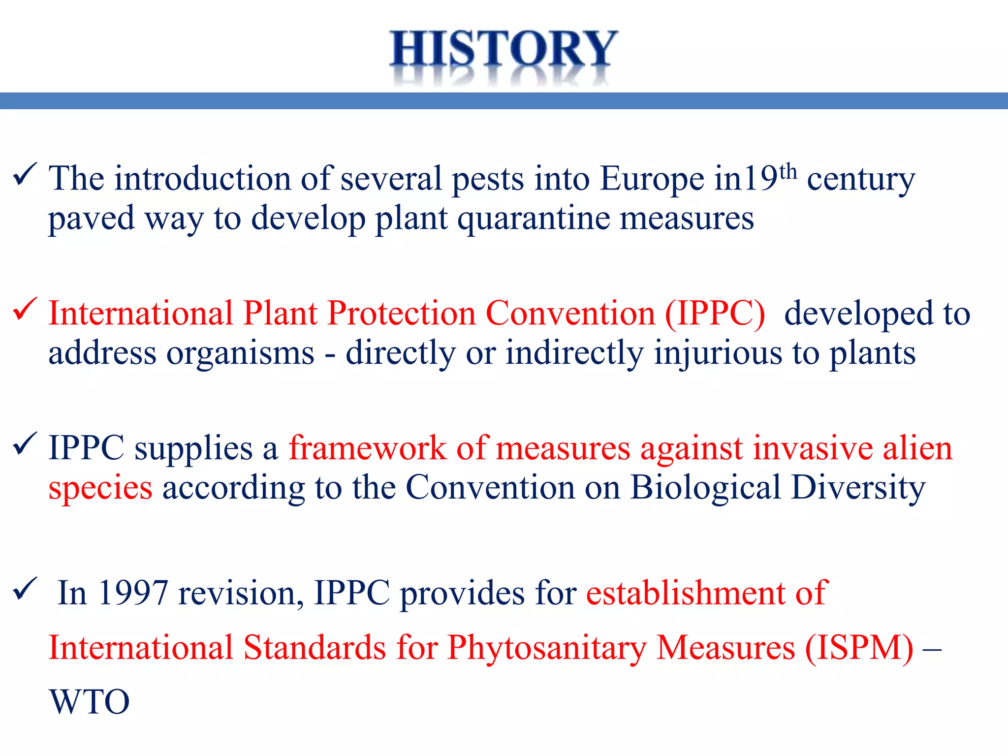 Pest risk analysis | PPTX