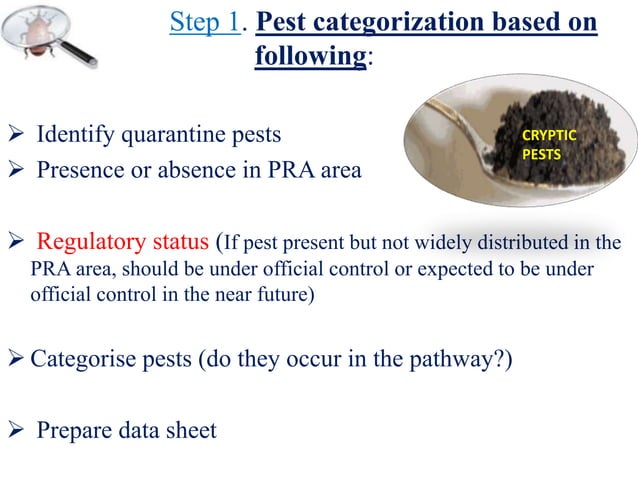 Pest risk analysis | PPTX | Gardening | Home & Garden