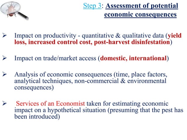 Pest risk analysis | PPTX | Gardening | Home & Garden