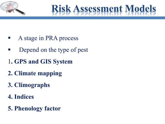 Pest risk analysis | PPTX | Gardening | Home & Garden