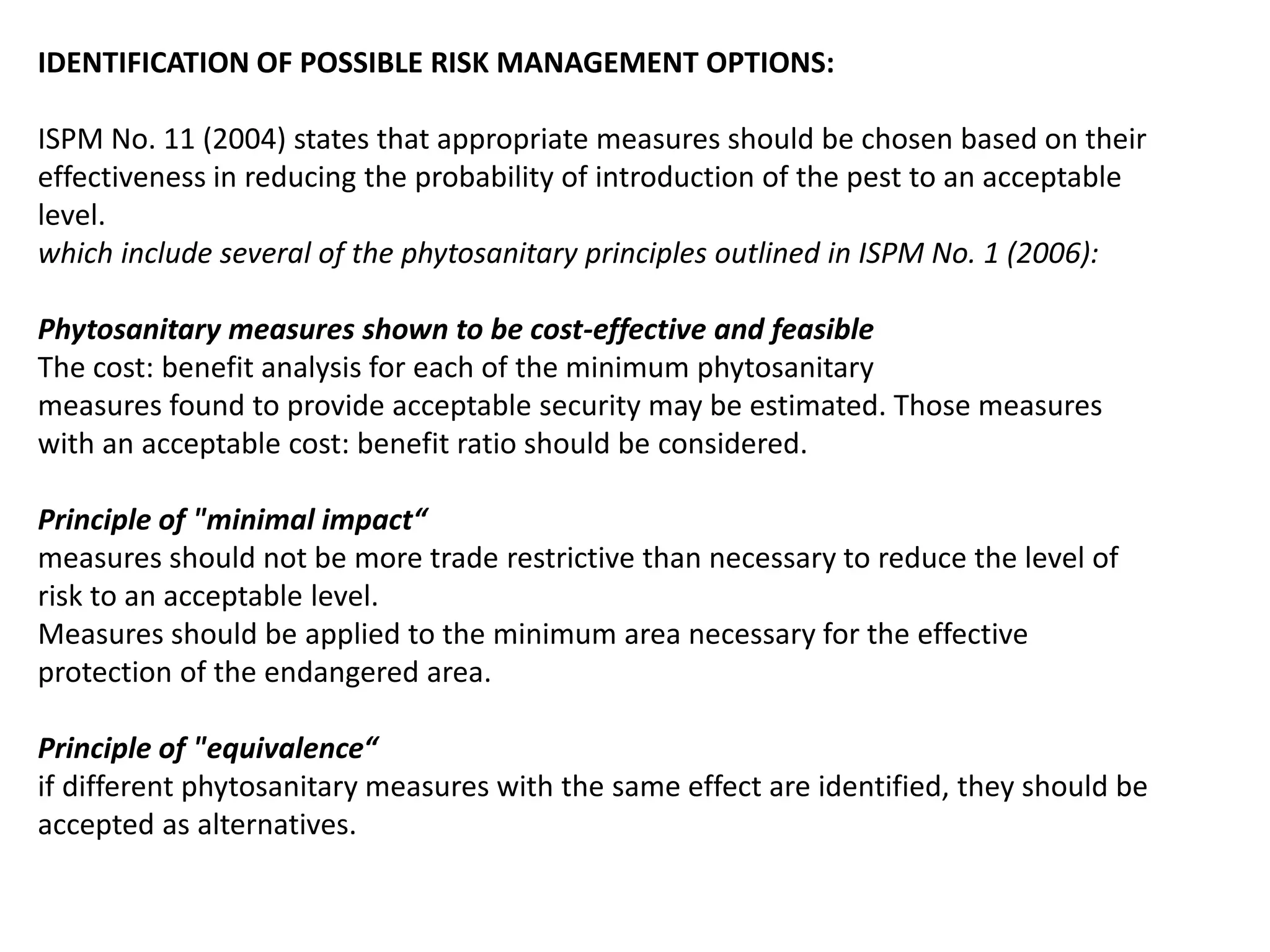 Pest risk analysis | PDF