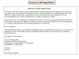 Pest risk analysis | PDF