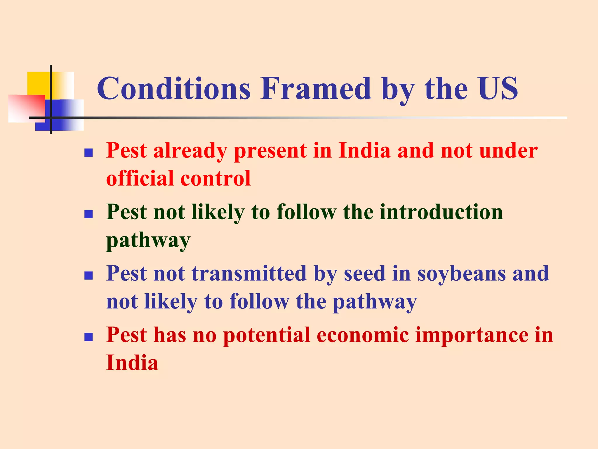 Pest risk analysis concepts by Vikas Bamel (2011) | PPT