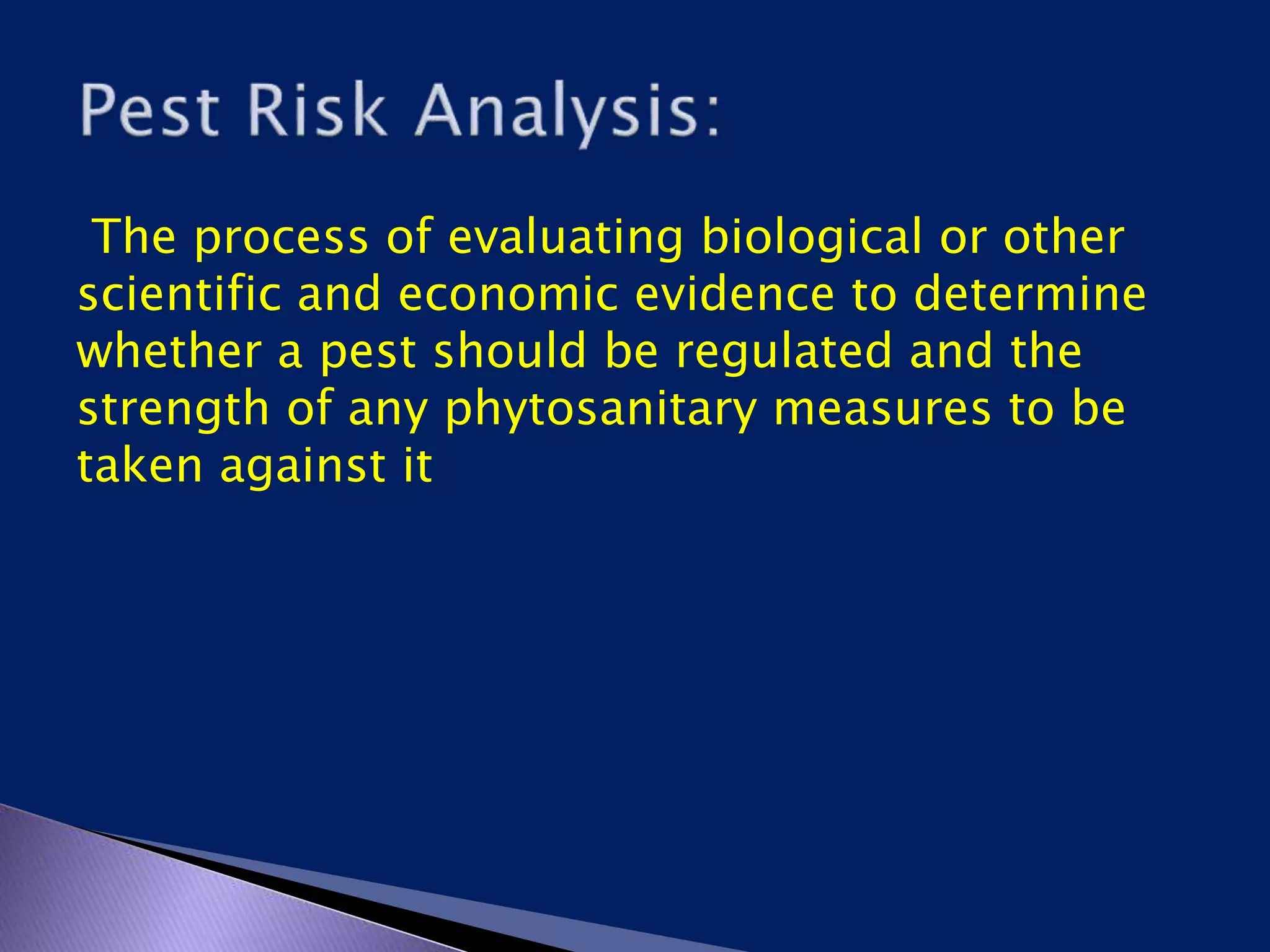 Pest Risk Analysis Pra Ppt