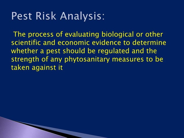 Pest risk analysis (pra) | PPTX | Agriculture | Industries